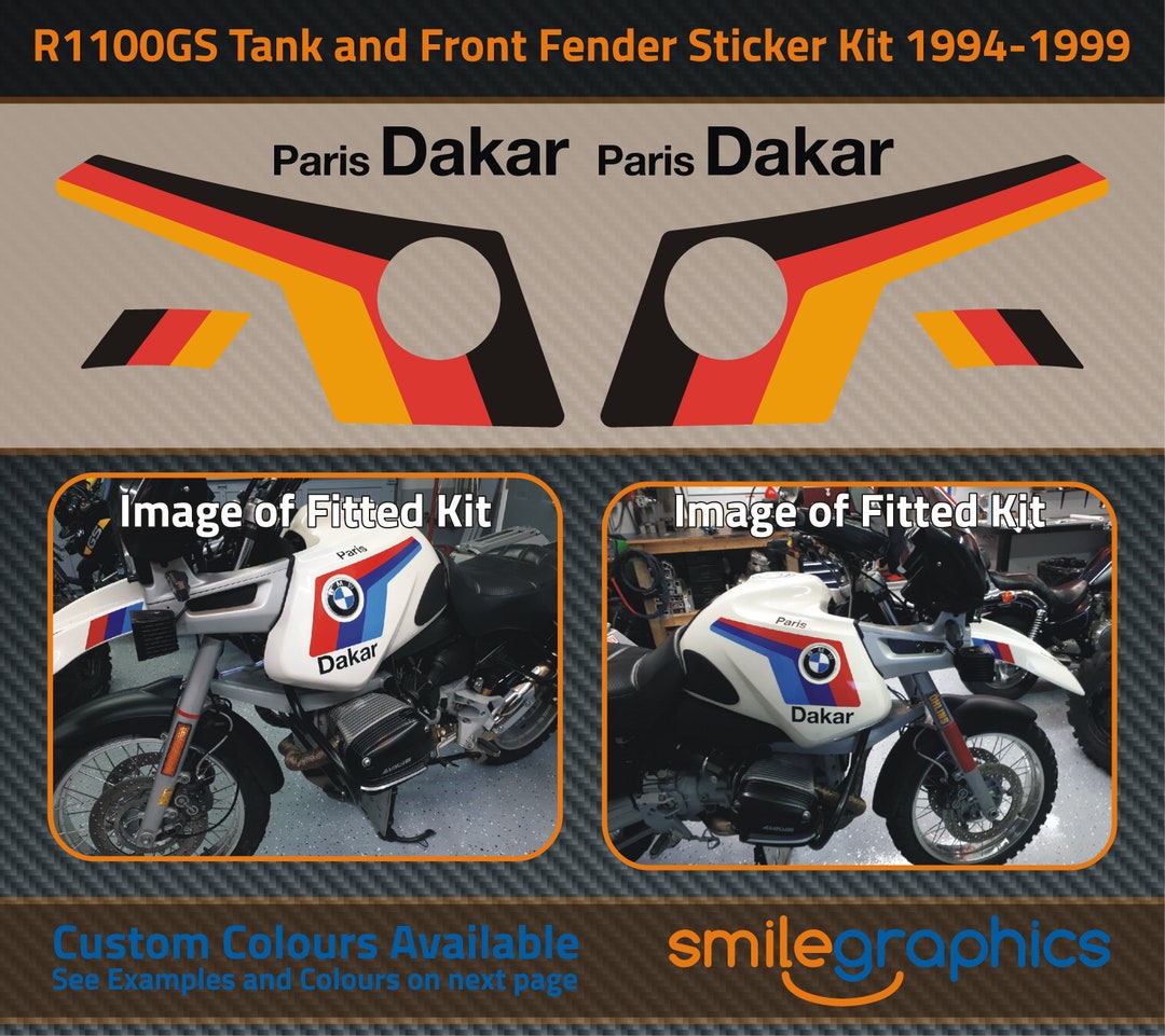 BMW R1100GS 1994-1999 - Tank & Front Fender Decals Stickers Graphics ...