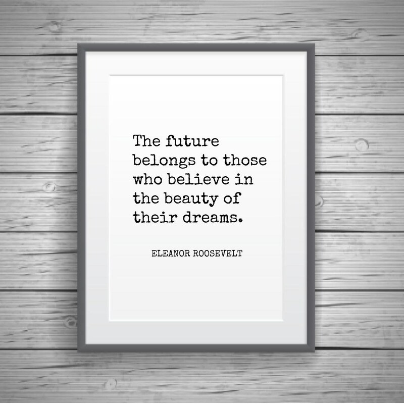 Roosevelt Quote - Etsy
