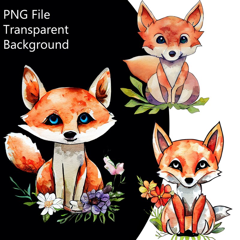Fox Printable - Etsy