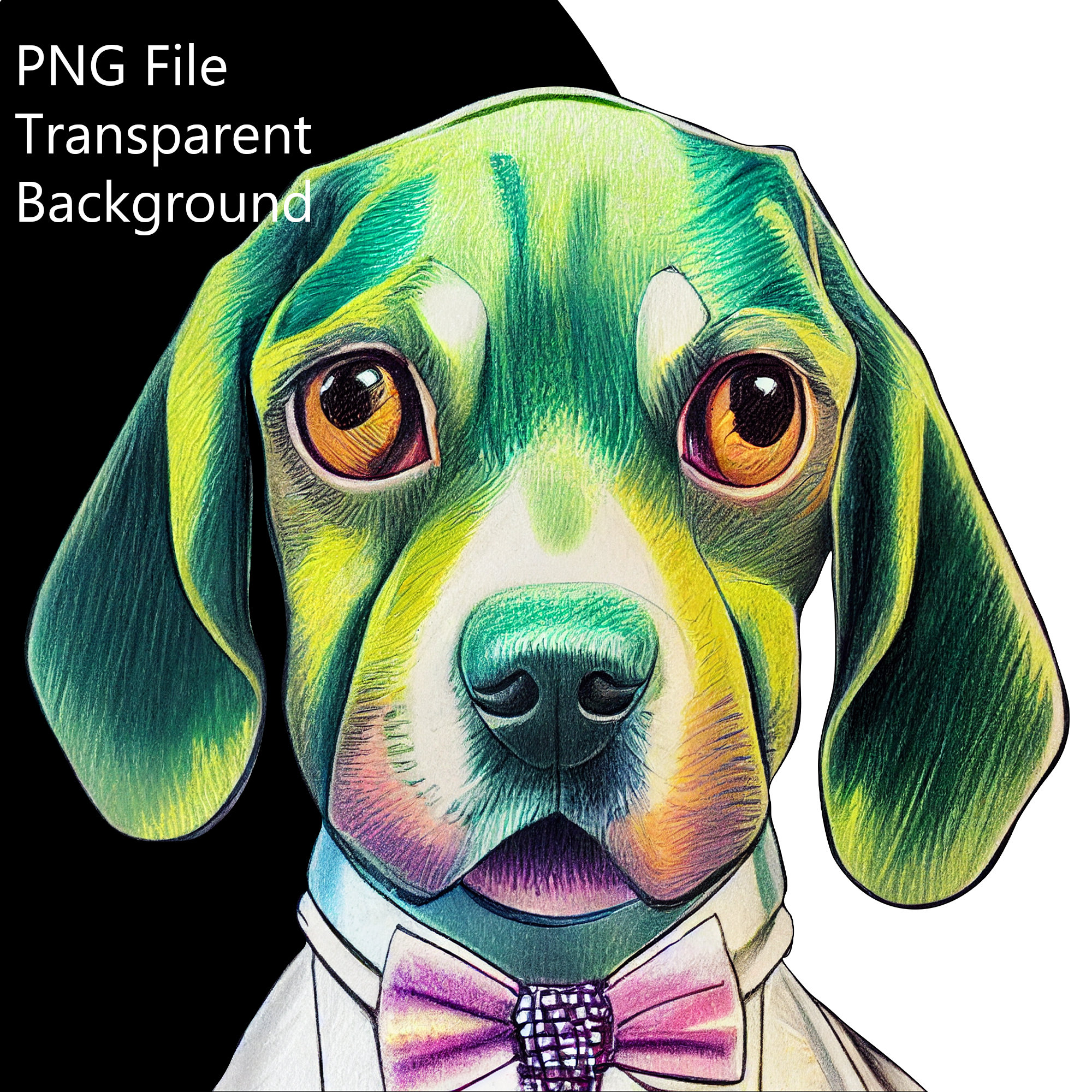 Funny Dog Digital Art Download. Dog Clipart Instant Download. Funny Dog ...