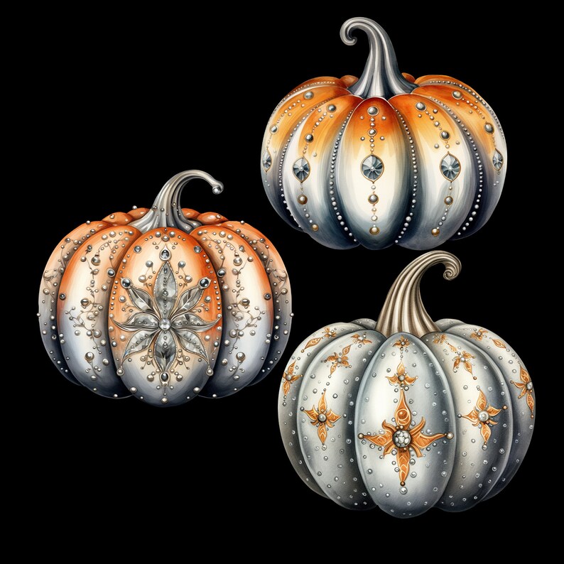 Shiny Pumpkin Clipart With Transparent Background - Etsy