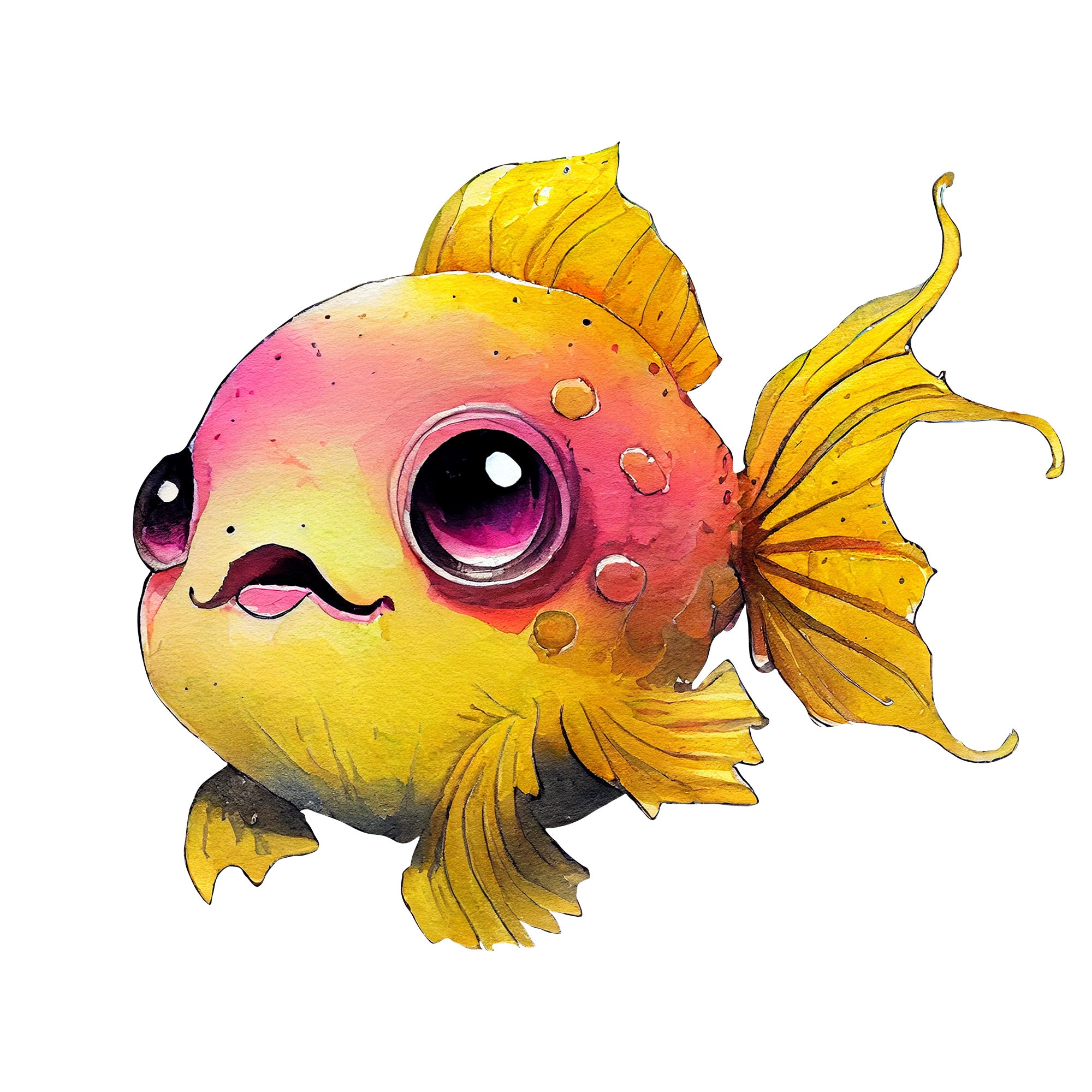 Cute Fish Drawing