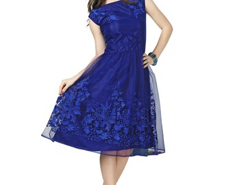 Womens blue dress | Etsy