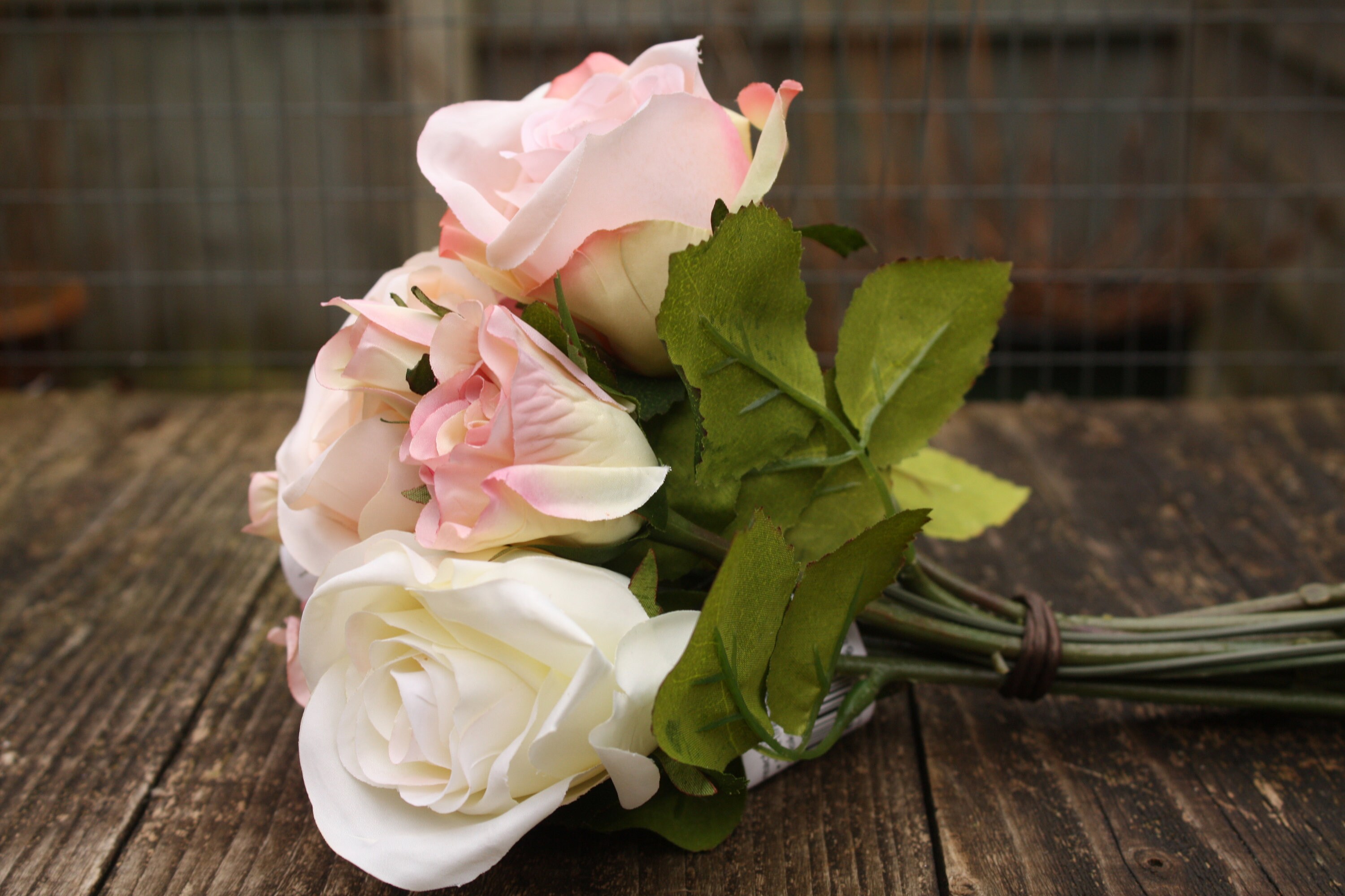 13 X Ivory Vintage Pink and Soft Peach Silk Roses and Buds - Etsy