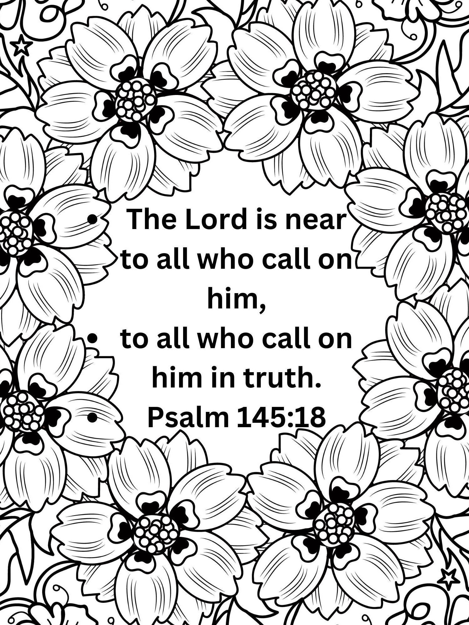 How to Pray Printable Prayer Coloring Book With Scriptures KJV - Etsy