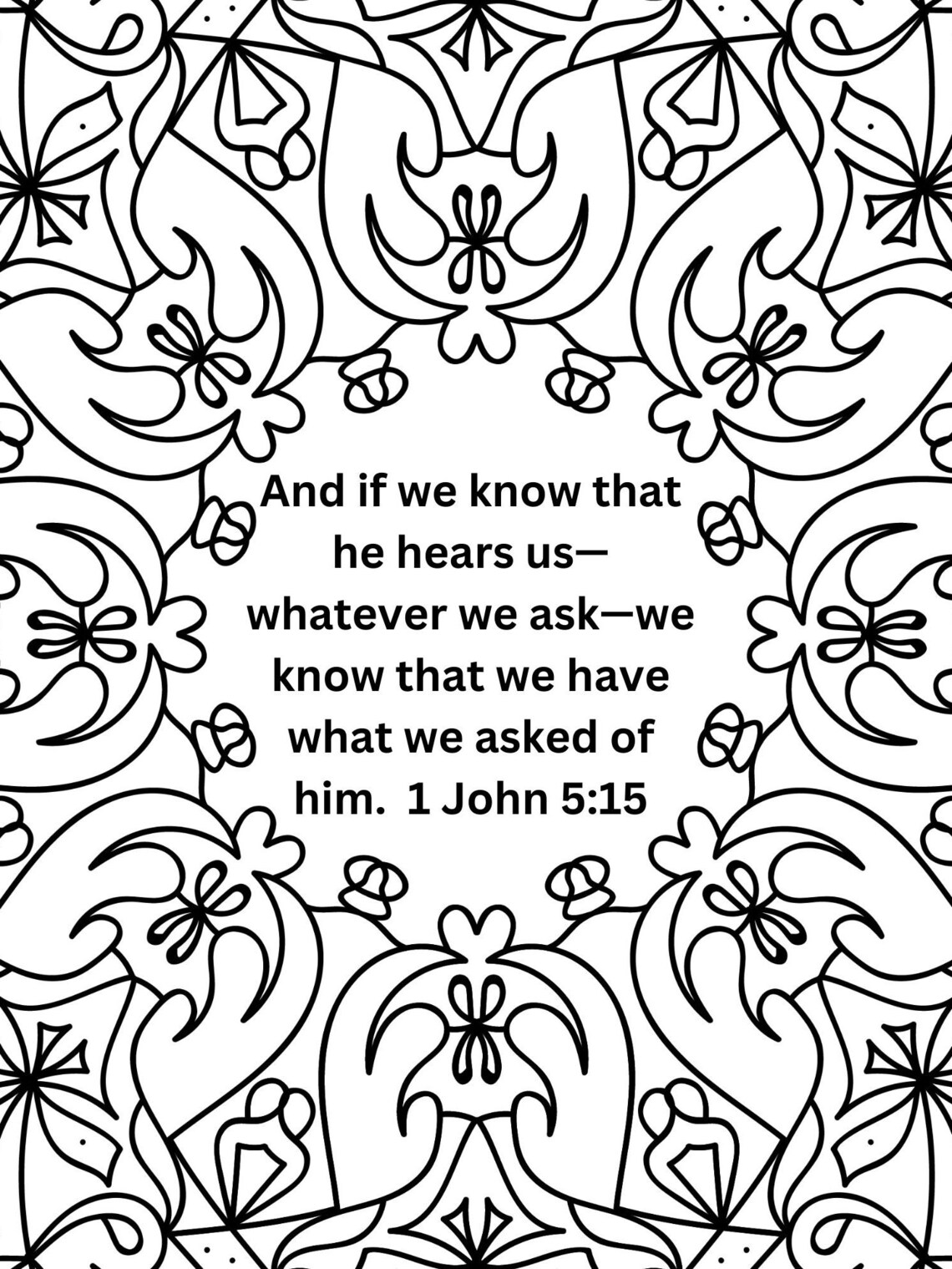 How to Pray Printable Prayer Coloring Book With Scriptures KJV - Etsy