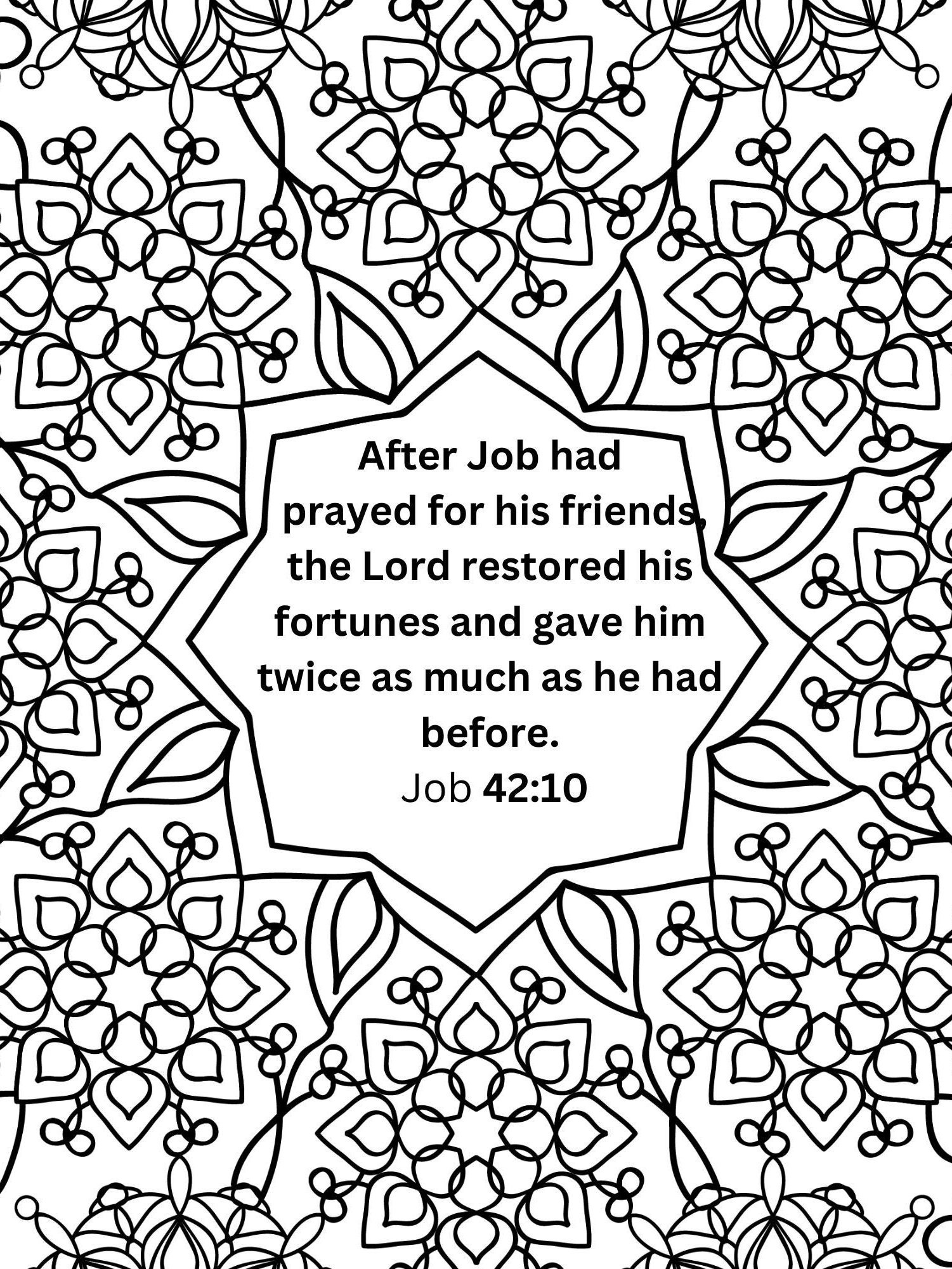 How to Pray Printable Prayer Coloring Book With Scriptures KJV - Etsy