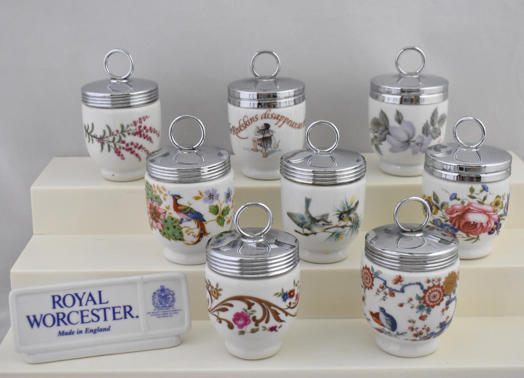 Single Egg Coddlers - Royal Worcester - Multiple Patterns Available ...