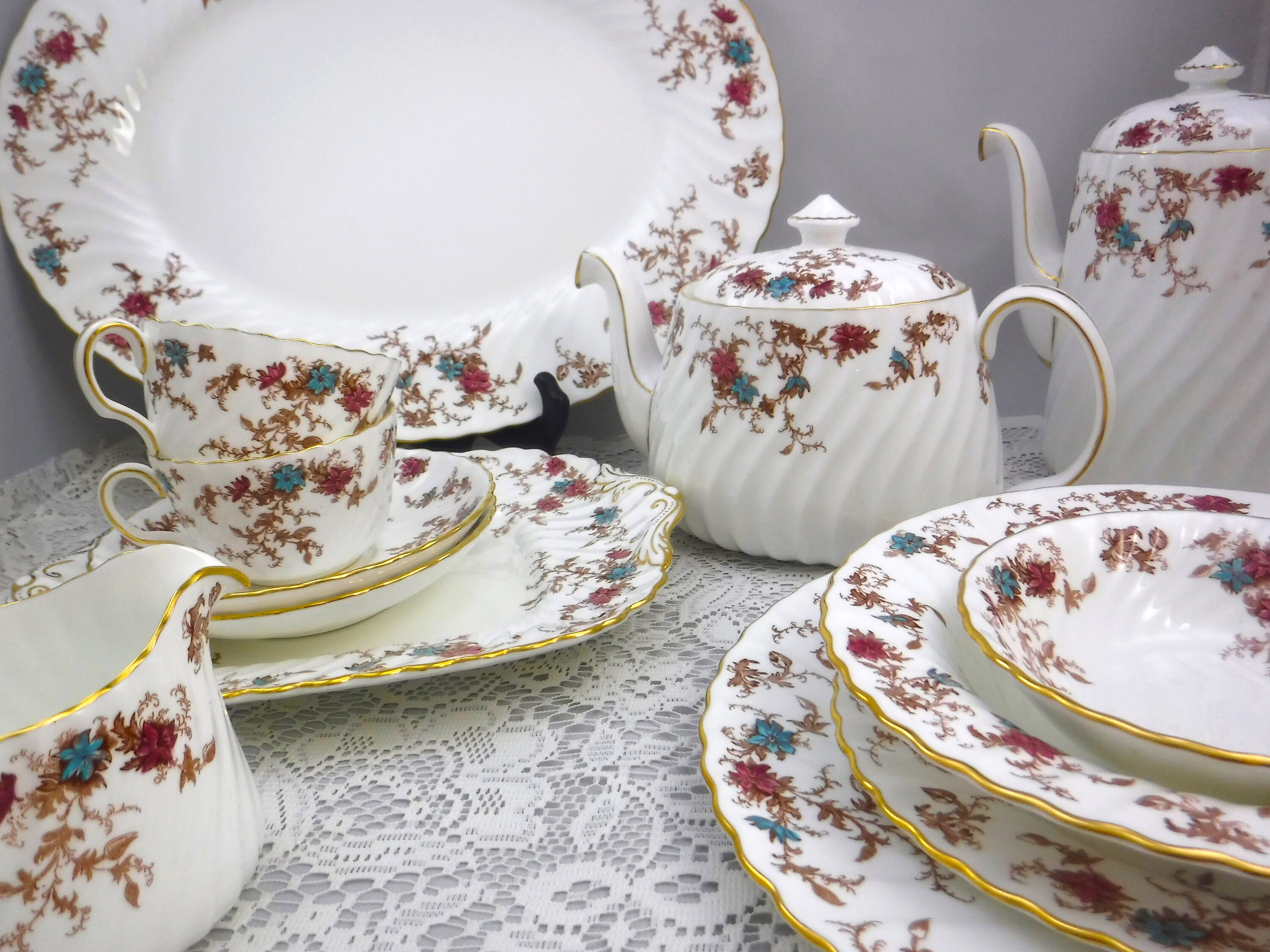 Minton Ancestral Dinnerware Sets | Etsy