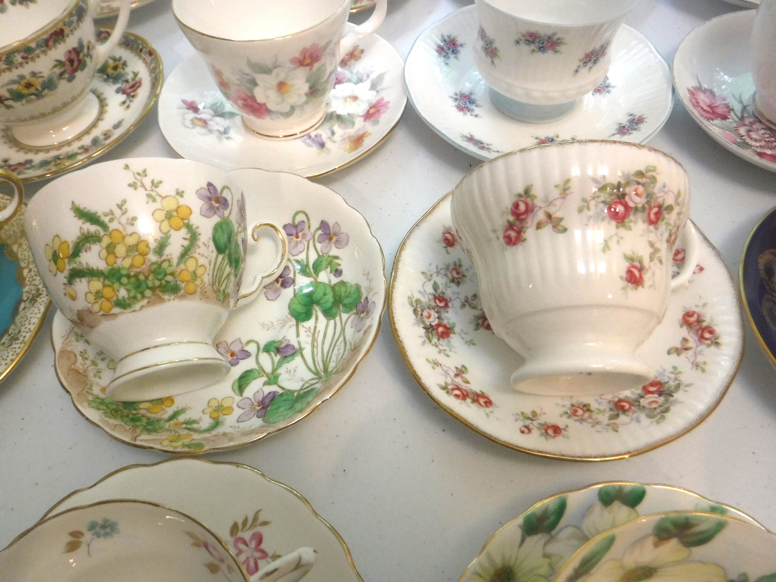 English Bone China Vintage Tea Cups and Saucers Bulk Purchase ...