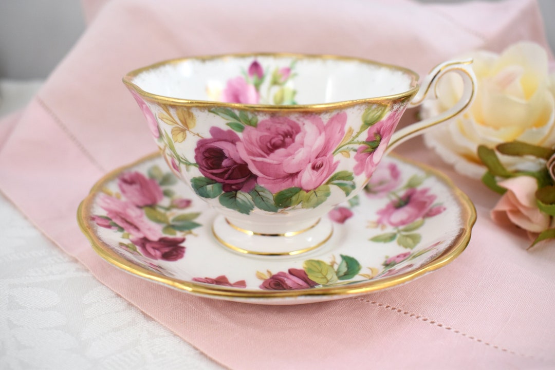 Royal Albert Queen Anne Pattern Tea Cup and Saucer - Etsy