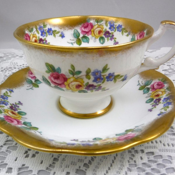 Red Rose Tea Cup - Etsy
