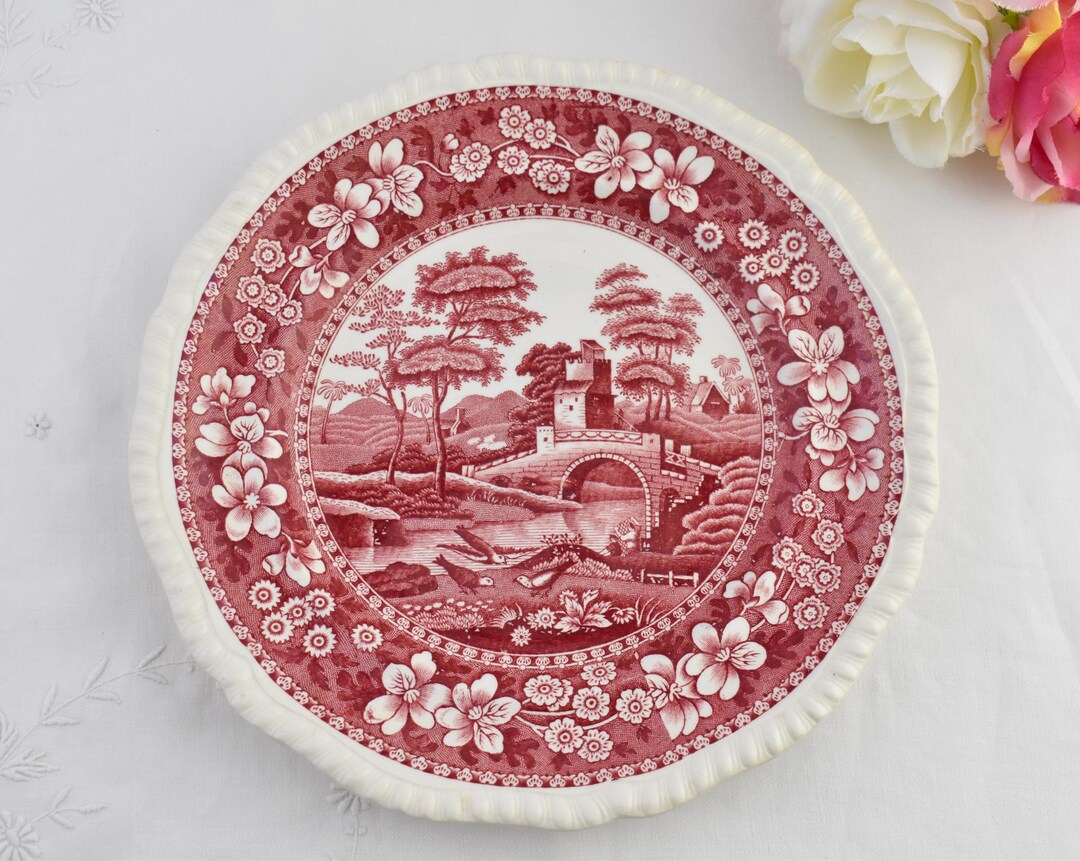 Spode's Tower Luncheon Plate - Antique Copeland Spode - Old Backstamp ...