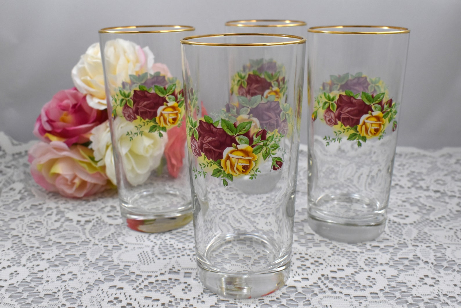 Royal Albert Old Country Roses Glassware | Etsy
