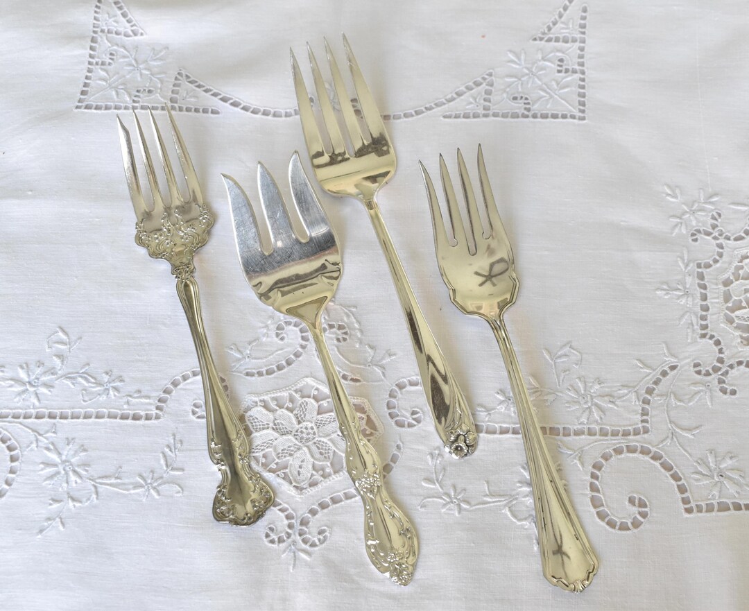 Large Serving Forks - Vintage Silver Plate - Multiple Options - Etsy