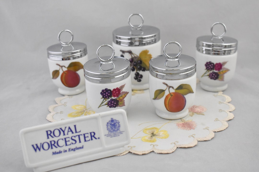 Set of 5 Evesham Egg Coddlers - Standard and King Size by Royal ...