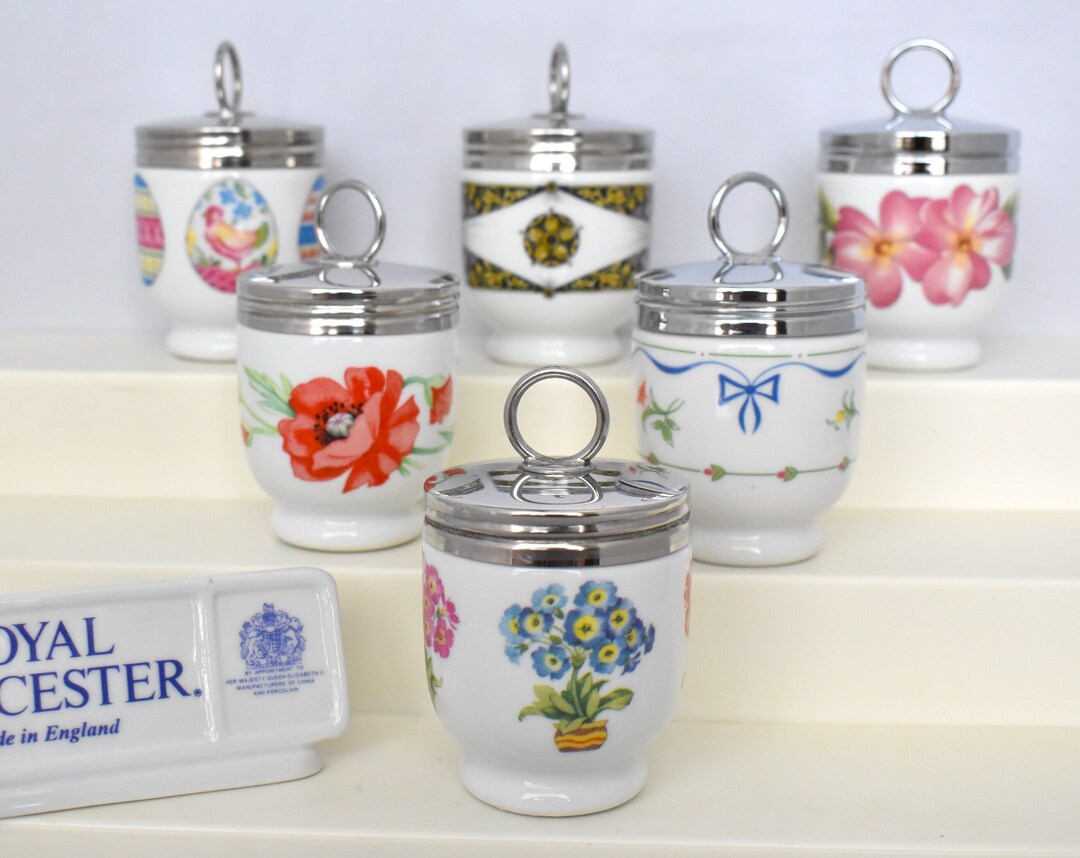 Single Egg Coddlers - Royal Worcester - Multiple Patterns Available ...