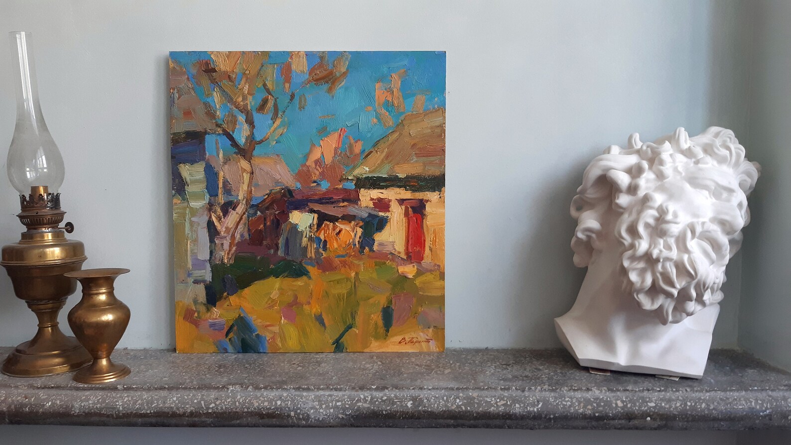 Original Painting by Artist Peret B Spring Landscape - Etsy