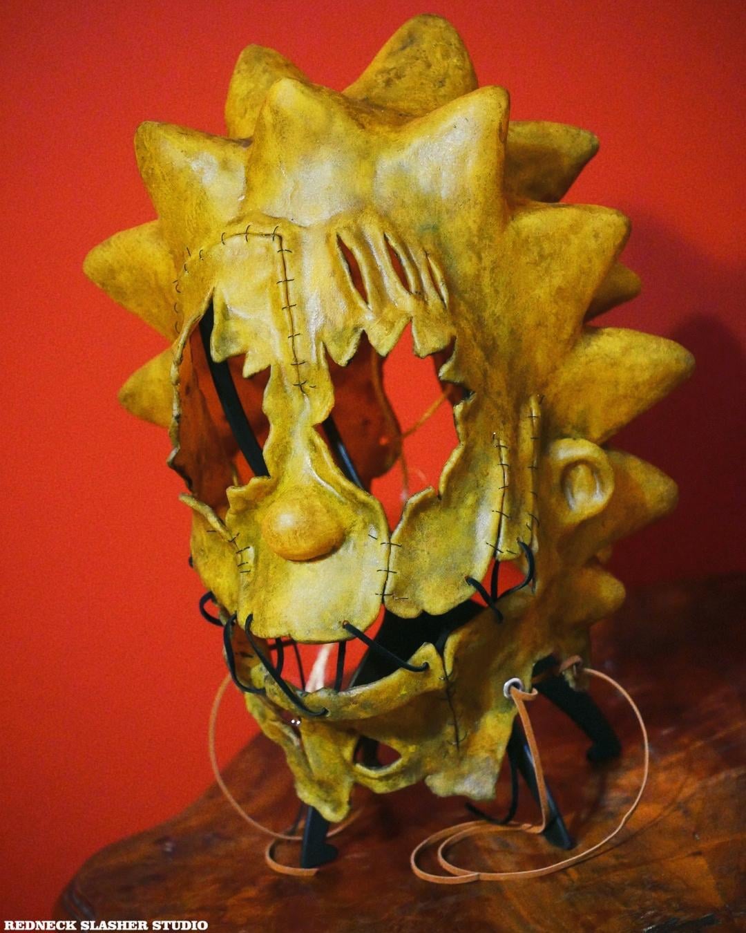 Dead Nerd Mask Lisa Simpson Horror Art Skin Face Serial Killer Simpsons ...