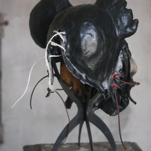 Dead Mouse Masque Mickey Horror Art Skin Face Serial Killer Mouse Gore ...