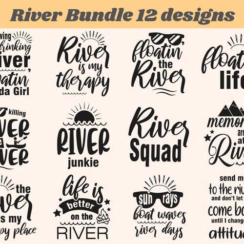 River Life SVG Download - Etsy