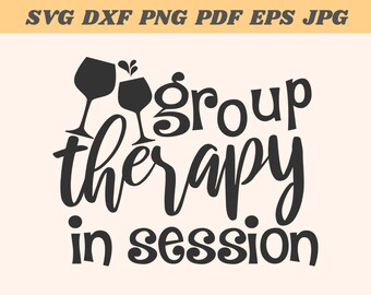 Group Therapy Svg - Etsy