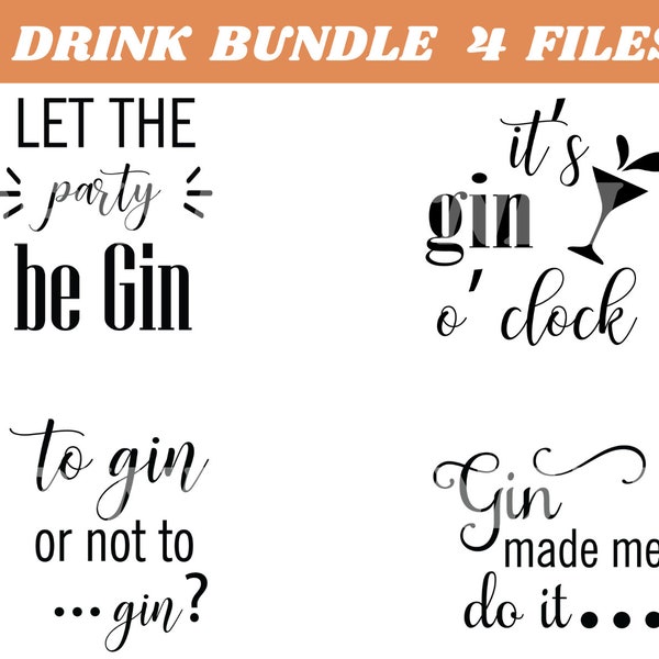 Gin Sayings Svg - Etsy