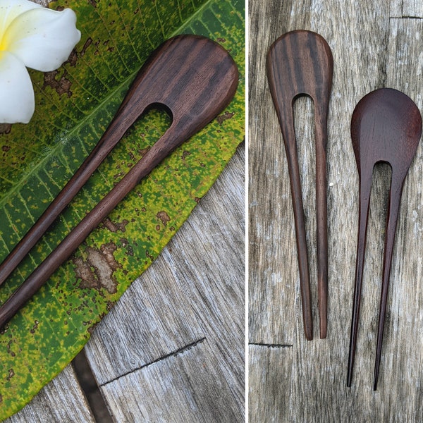 Wood Hair Forks - Etsy