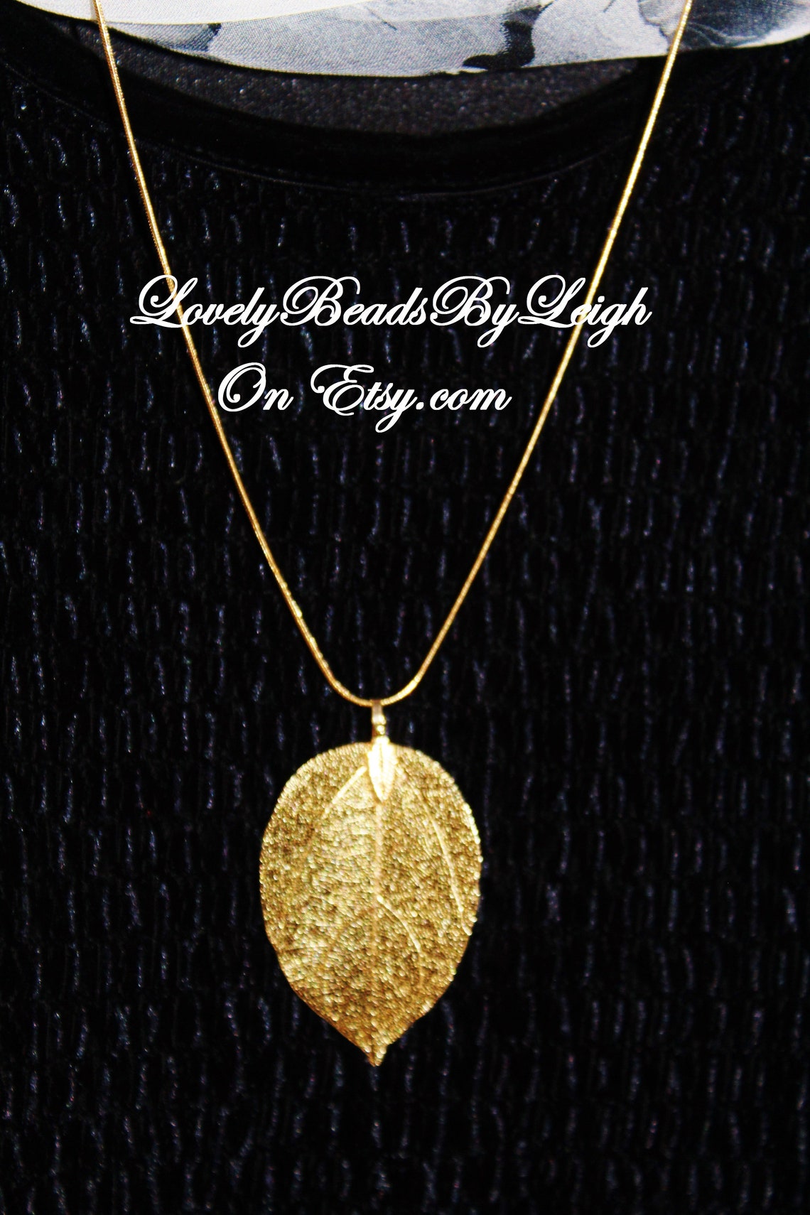 Leaf Shaped Jewelry, Copper, Gold or Silver Leaf Pendant Necklace ...
