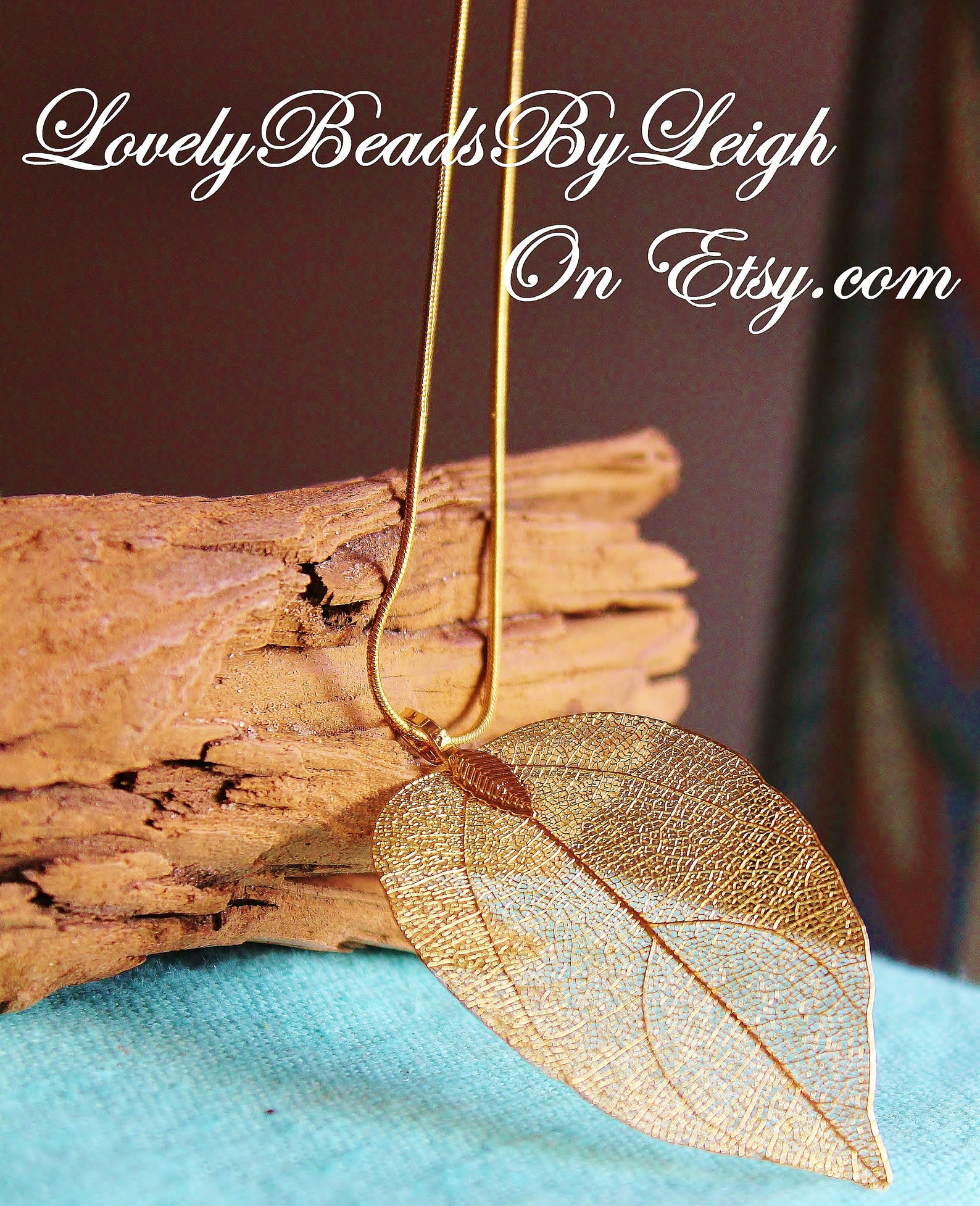 Leaf Shaped Jewelry, Copper, Gold or Silver Leaf Pendant Necklace ...