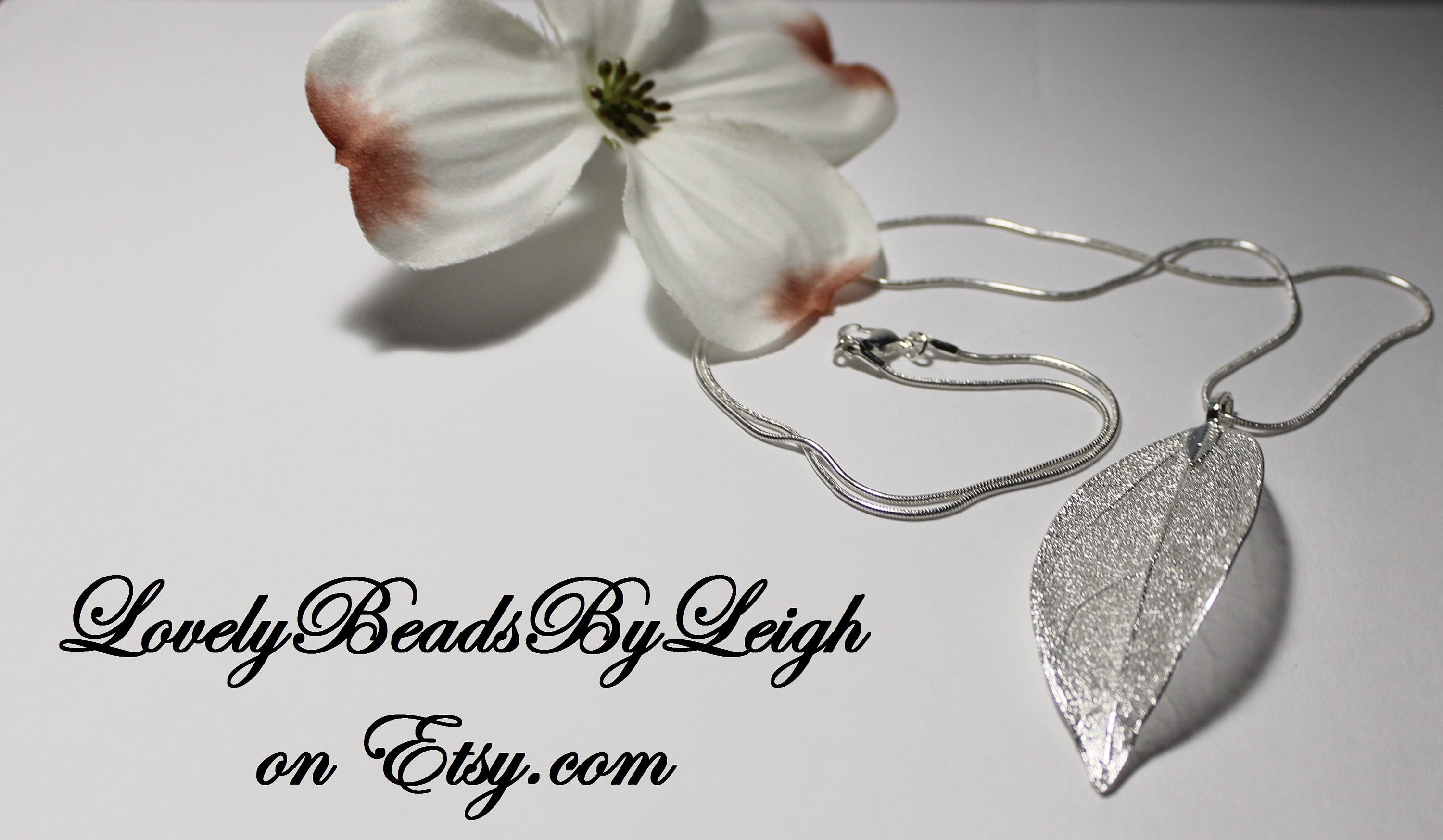 Leaf Shaped Jewelry, Copper, Gold or Silver Leaf Pendant Necklace ...