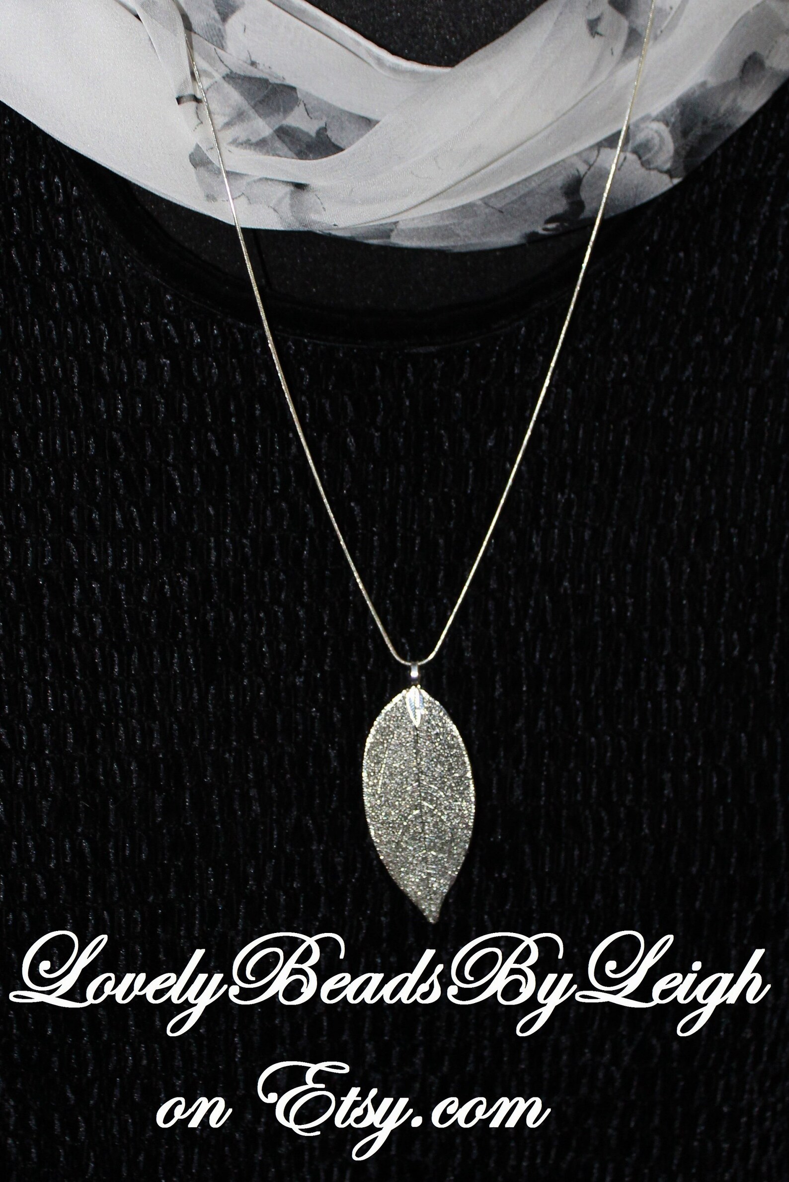 Leaf Shaped Jewelry, Copper, Gold or Silver Leaf Pendant Necklace ...
