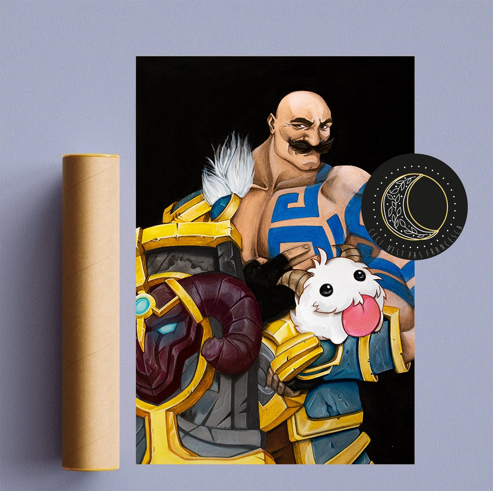 League of Legends Braum Print / League of Legends Prints - Etsy
