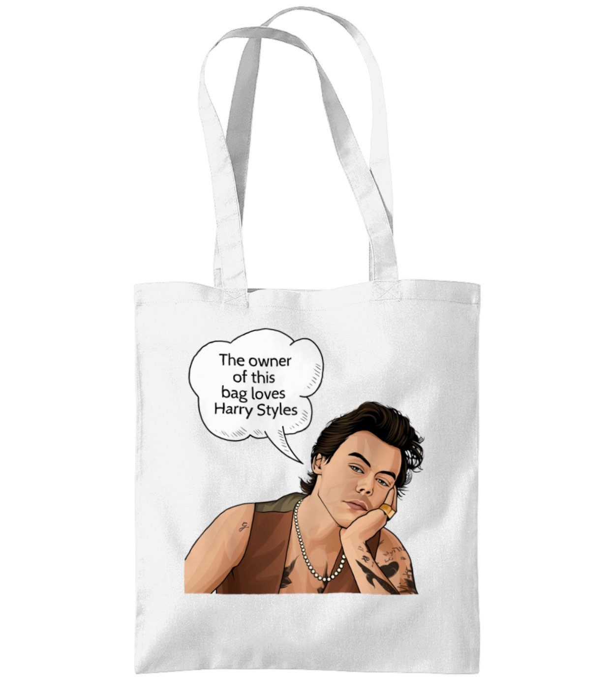 Harry Styles Personalised Tote Bag Harry Styles Harry Styles | Etsy