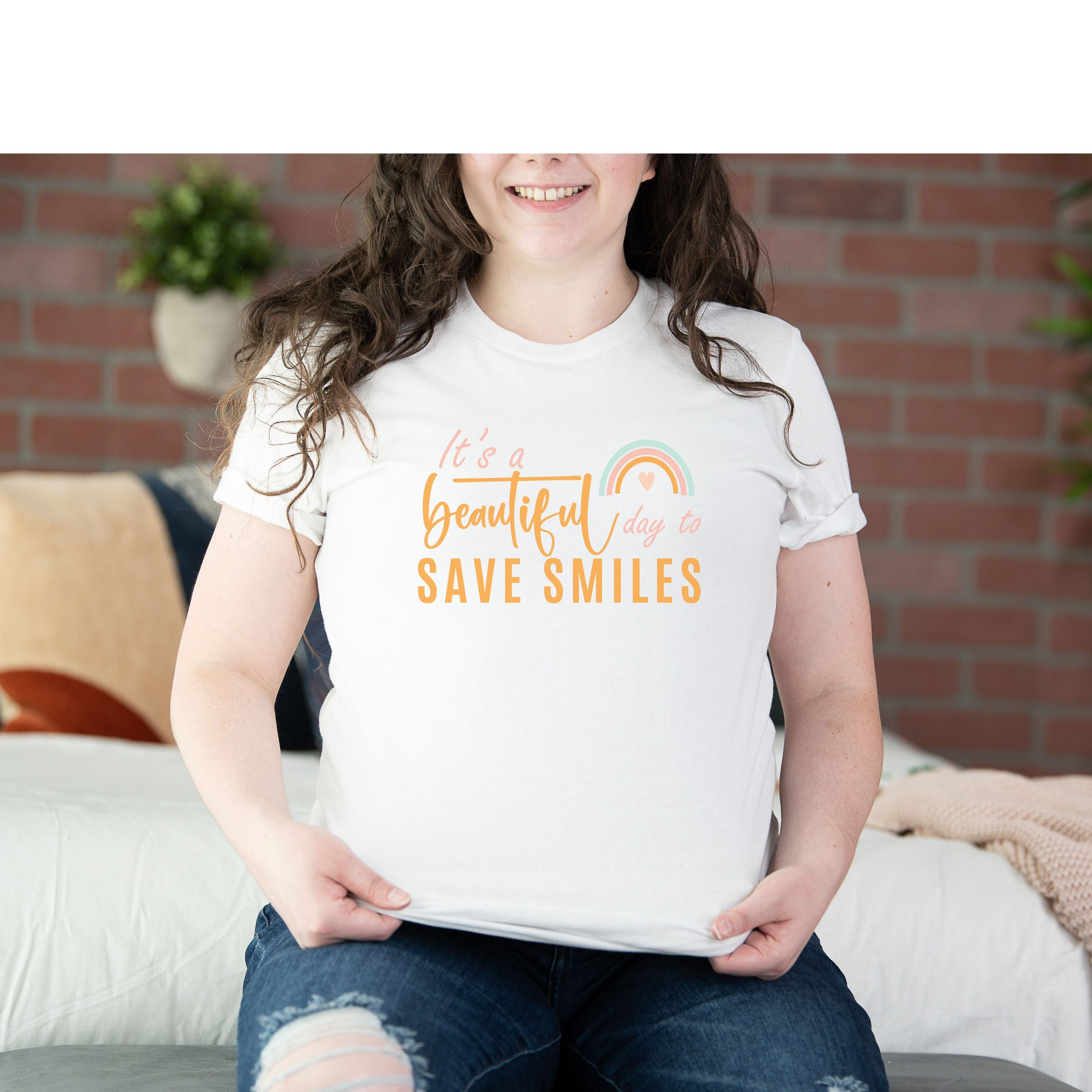 Its a Beautiful Day to Save Smiles Shirt Positive Thought - Etsy