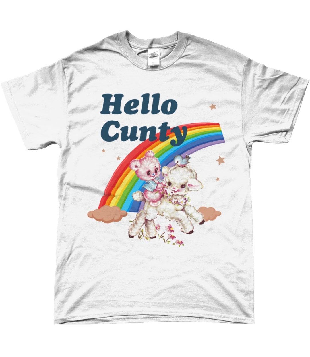 Hello Cunty T Shirt Meme T-shirt Funny T-shirt Gift Idea Birthday Gift ...