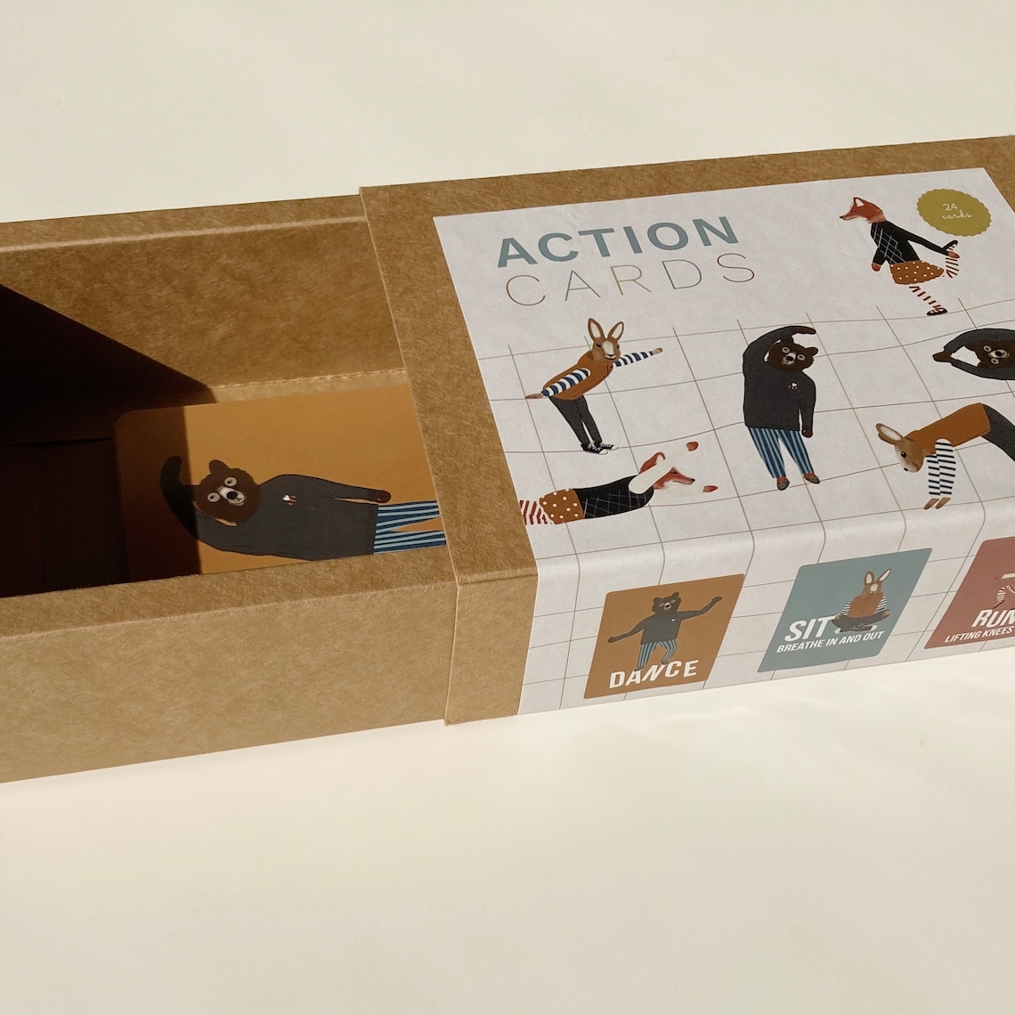 Action Cards for Kids Exercise Game for Toddlers Board Game - Etsy