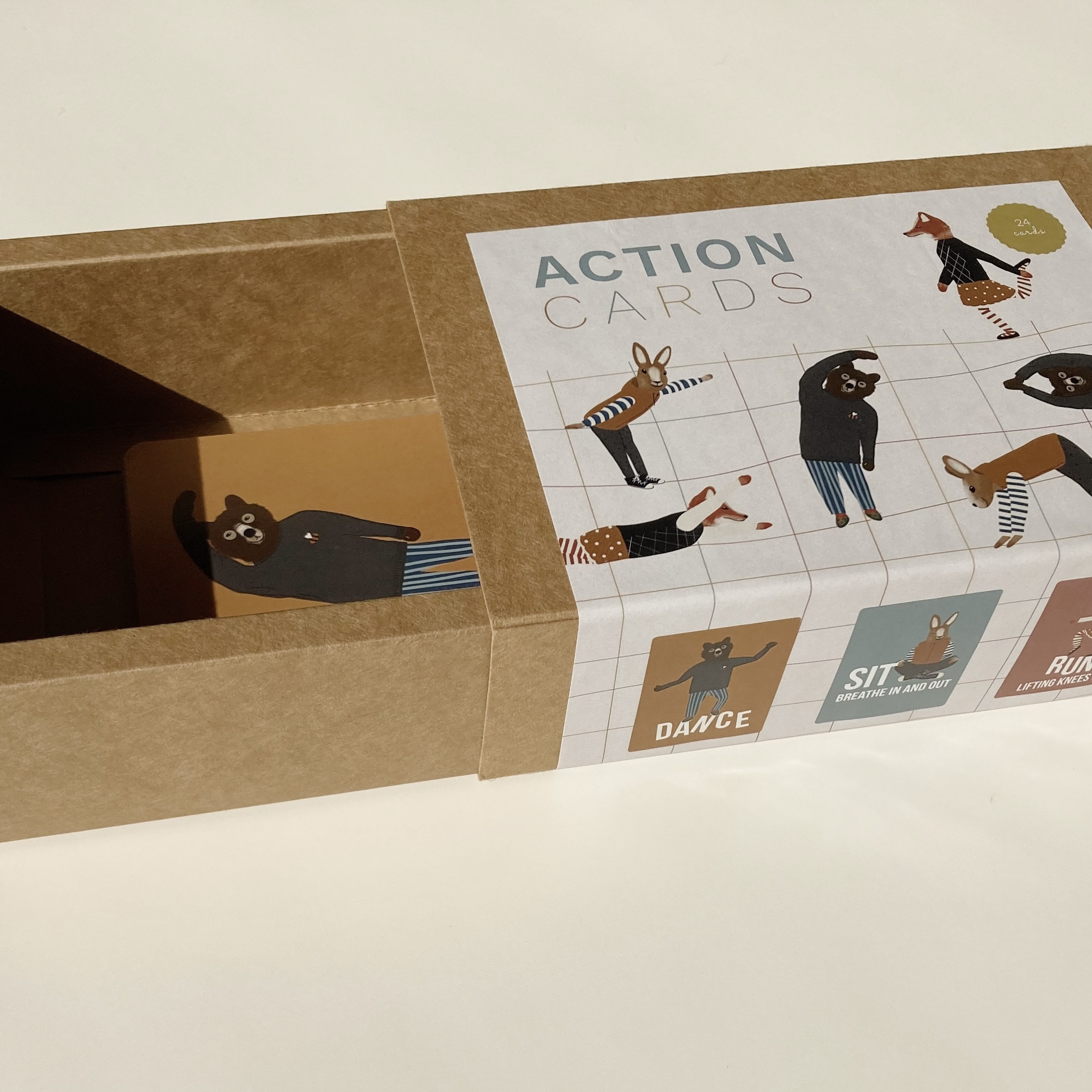 Action Cards for Kids Exercise Game for Toddlers Board Game - Etsy