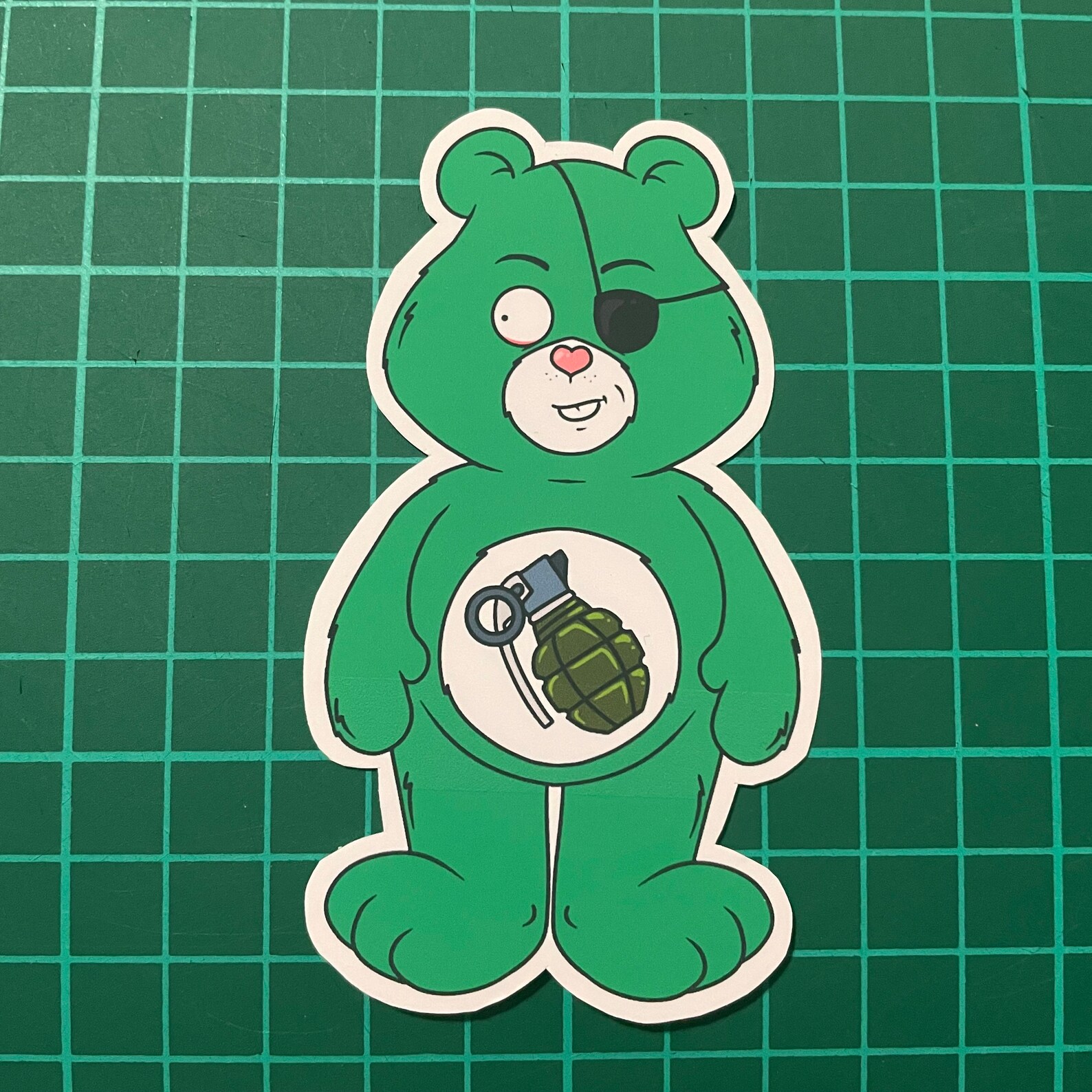 No-care Bears Cartoon Sticker Pack 5 X VINYL Stickers Care - Etsy UK