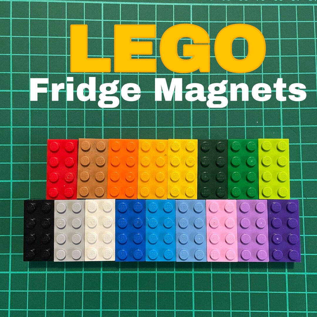 LEGO Brick Fridge Magnets - Variety of Colours - Packs Available! - Etsy