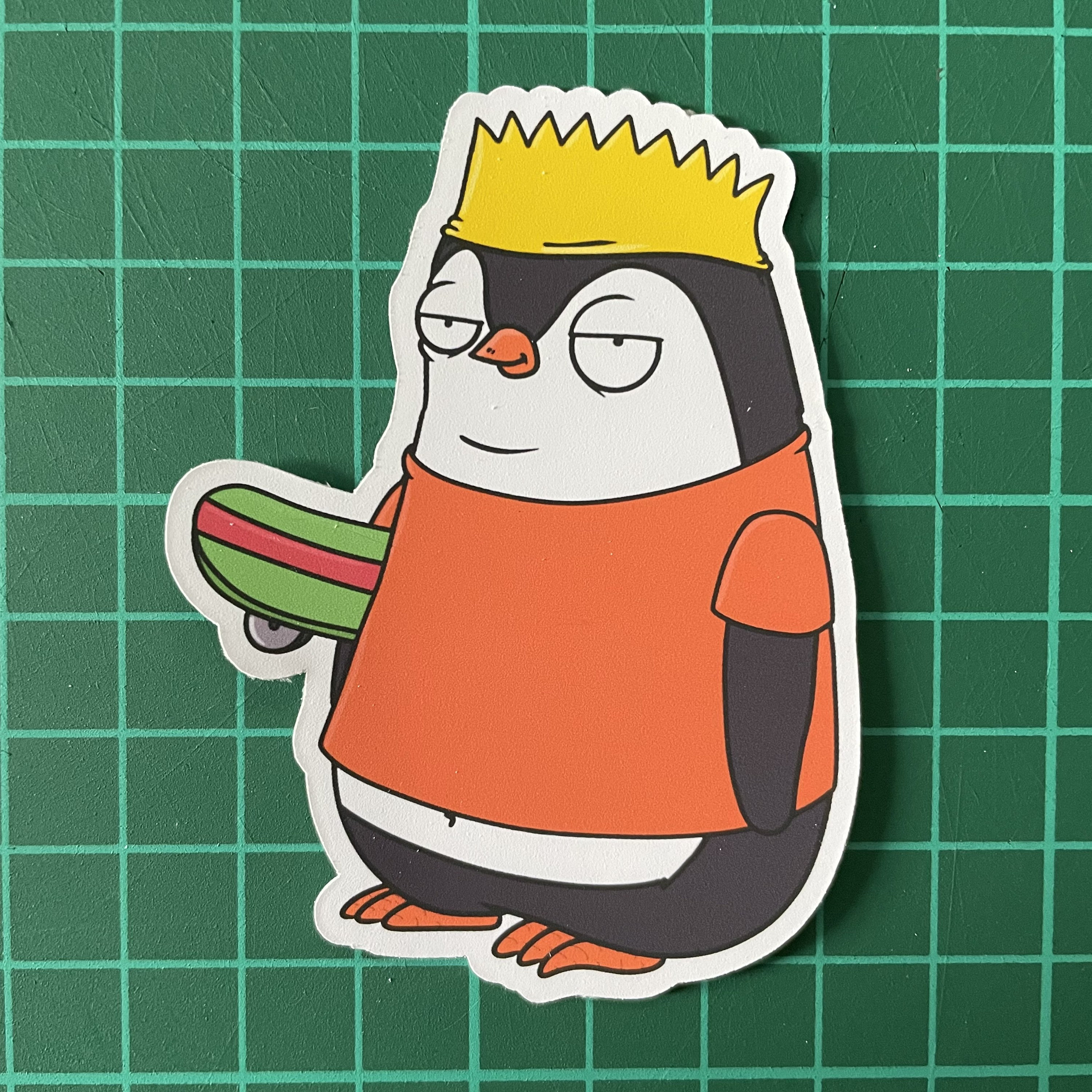 Simpsons Penguins 5 X Funny Vinyl Stickers - Etsy