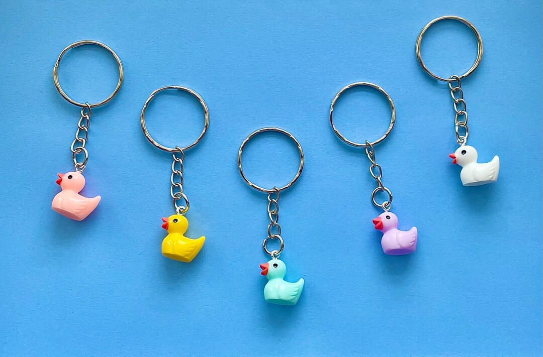 Cute DUCK Keyrings Variety of Colours Multipack Options - Etsy Australia