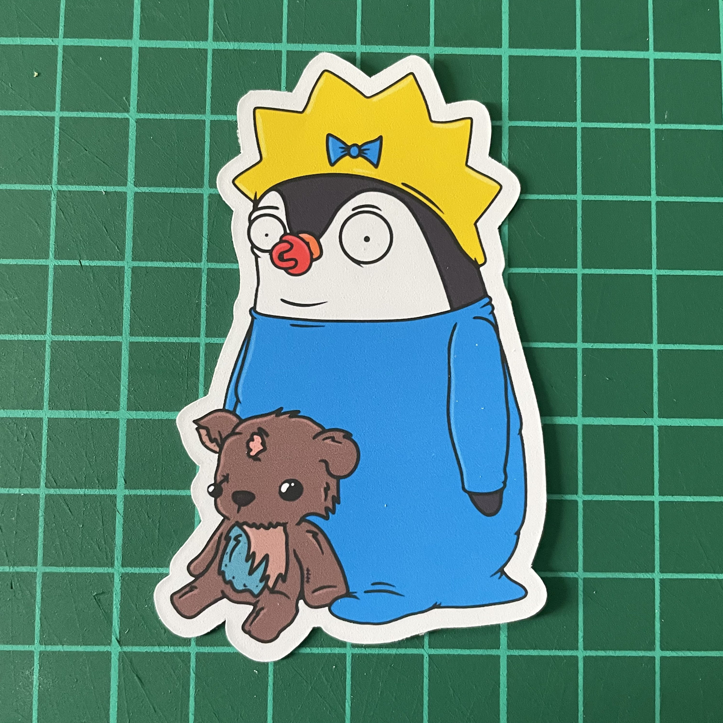 Simpsons Penguins 5 X Funny Vinyl Stickers - Etsy