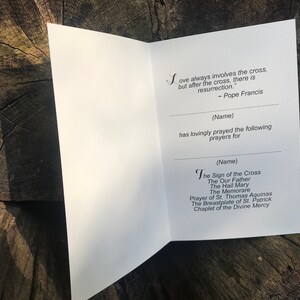 Infinity Cross Prayer Card - Etsy