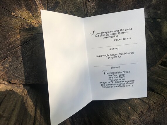 Infinity Cross Prayer Card — LUMINOUS MINISTRIES