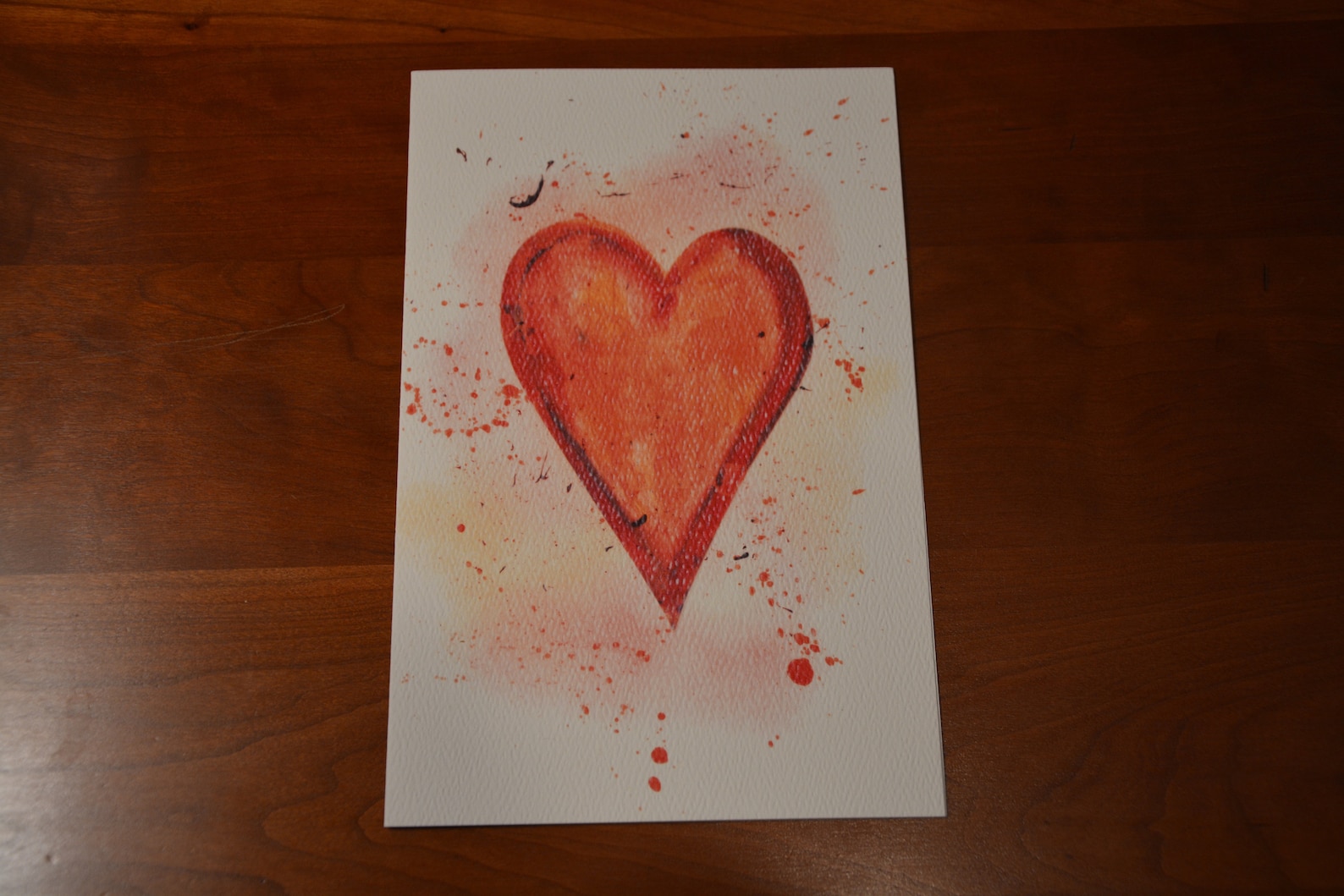 Heart Card - Etsy