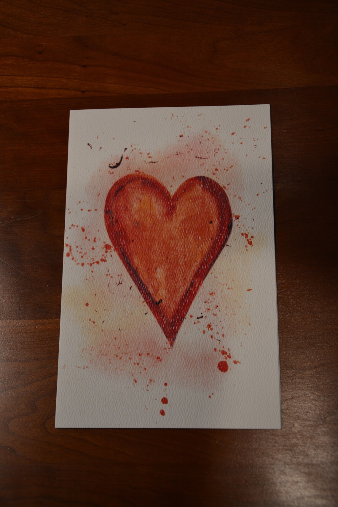 Heart Card - Etsy