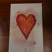 Heart Card - Etsy