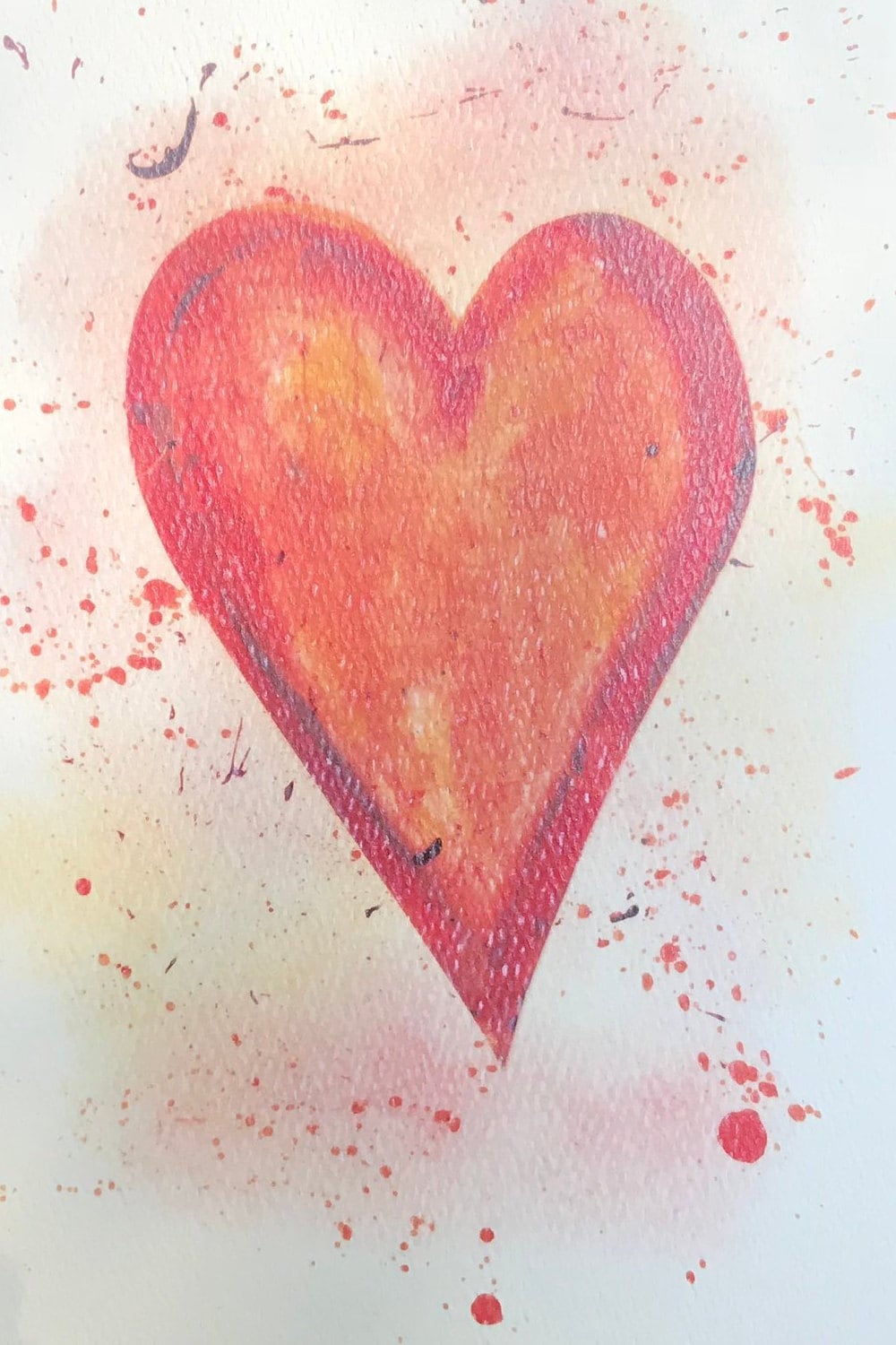 Heart Card - Etsy