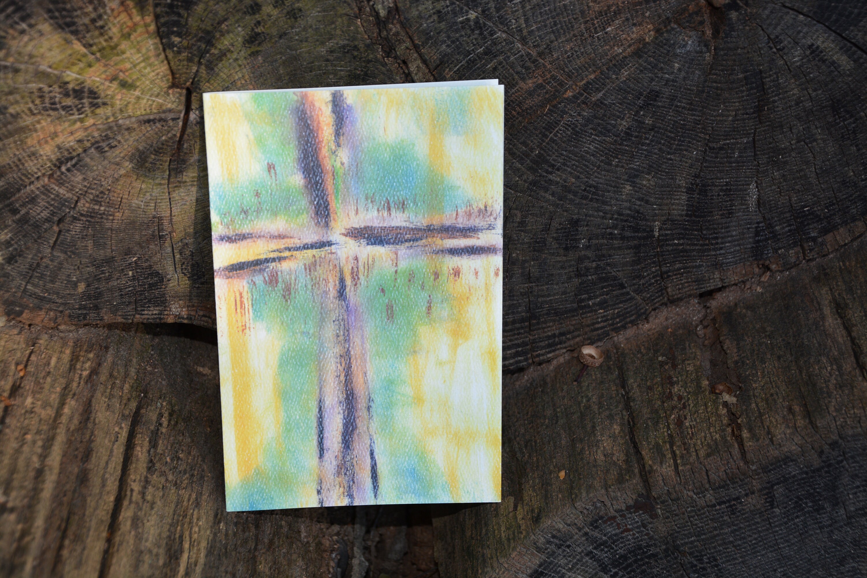 Resurrection Cross Prayer Card - Etsy